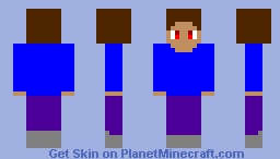 Blue Boy Minecraft Skin