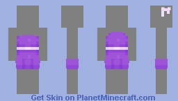 Pretty Purple Dress Minecraft Skin