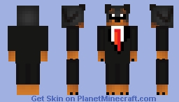 dog with suit Minecraft Skin