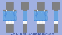 Blue Plaid Sweater Minecraft Skin