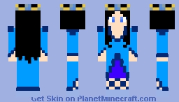 Ice Princess (human form) Minecraft Skin