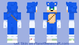 Sonic movie Rings Minecraft Skin