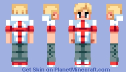 England Hoodie Minecraft Skin
