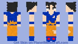 Goku UI Minecraft Skin