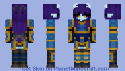 Samurai Devil Minecraft Skin