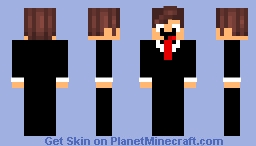 tuxedo snake Minecraft Skin