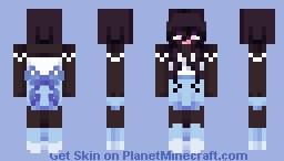 Blue Dress Minecraft Skin