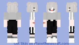 gri Minecraft Skin