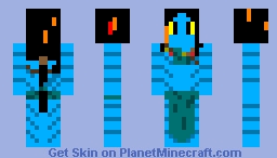 avatar the way of water Minecraft Skin