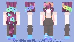 Flower Crown Girl Minecraft Skin