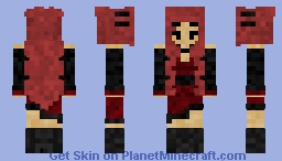Romantic Goth Minecraft Skin
