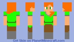 Alex from minecraft original Minecraft Skin