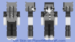 monochrome Minecraft Skin