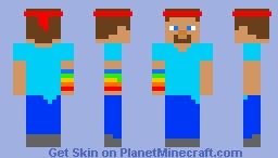 PvP Steve Minecraft Skin