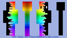 Glitchy Rainbow Minecraft Skin