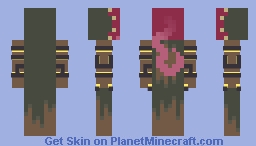 Shreaded - Unshaded - Face Open Minecraft Skin