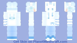 Sky Blue Bunny Minecraft Skin