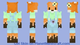 cute fox Minecraft Skin