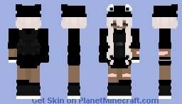 Black frog Minecraft Skin