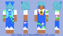 Summer Cirno Minecraft Skin