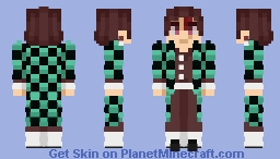 Tanjiro Minecraft Skins | Planet Minecraft Community