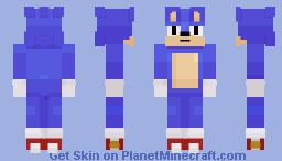 Sonic Minecraft Skin