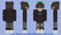 Green Demon Minecraft Skin