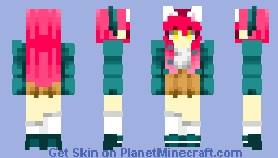 Cute cat girl Minecraft Skin