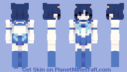 Sailor Mercury Minecraft Skin