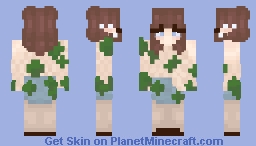 Mossy Girl Minecraft Skin