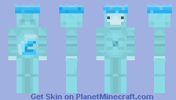 Dolphin ice crown Minecraft Skin