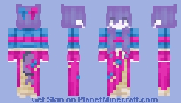 Megalod0n Fuchsia Frogs Minecraft Skin