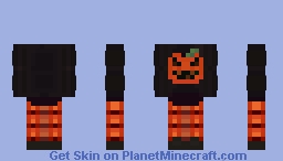 Pumpkin Sweater Minecraft Skin