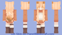 FNAF Foxy Mask and Outfit Minecraft Skin