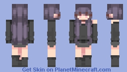 Emo Gworl Minecraft Skin