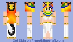 Shekitty35 as Bastet Minecraft Skin