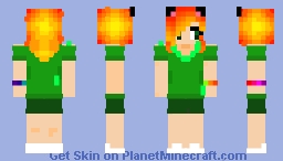 SheKitty35 spring outfit Minecraft Skin