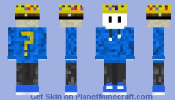 Blue Mask Boy Minecraft Skin