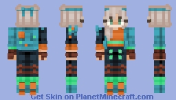 ElainaExe Cyan Coyotes Minecraft Skin