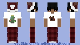 clohdy cara Minecraft Skin