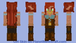 Medieval Wood Elf Rogue Minecraft Skin