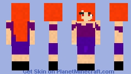 ponytail Minecraft Skin
