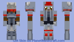 Sam in the Mistery Armor Minecraft Skin