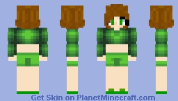 Green Girl Minecraft Skin