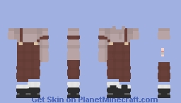 red overalls Minecraft Skin