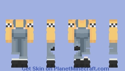 yellow blue overalls Minecraft Skin