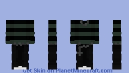 green black striped sweater Minecraft Skin