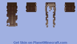 Blonde Bangs Minecraft Skin