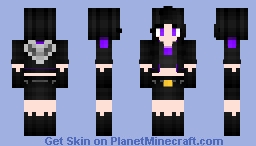 witherstorm girl with a withering hardcore heart Minecraft Skin