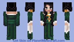 green lady Minecraft Skin